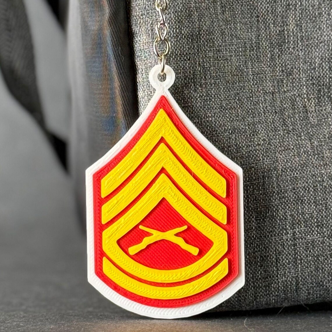 Personalized USMC Gunnery Sergeant Keychain, Marines PCS Gifts, Gysgt ...
