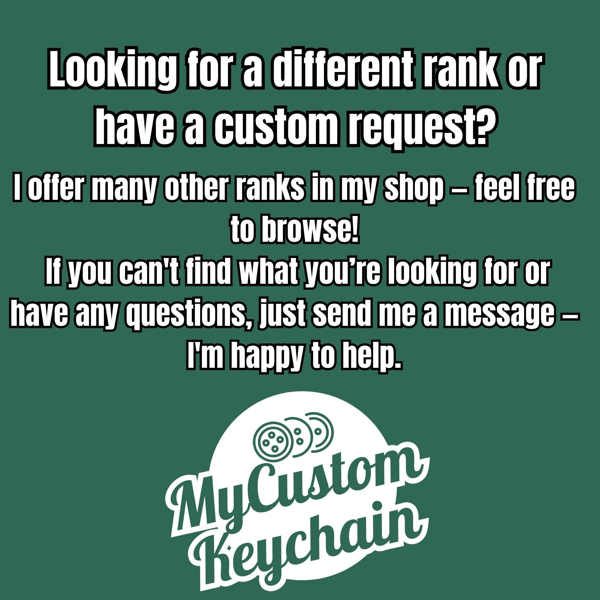 Personalized Mgysgt Keychain, Master Gunnery Sergeant Keychain, Marine ...