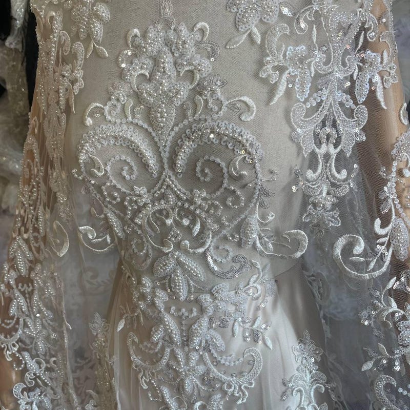 Edwardian Beaded Fabric - Etsy