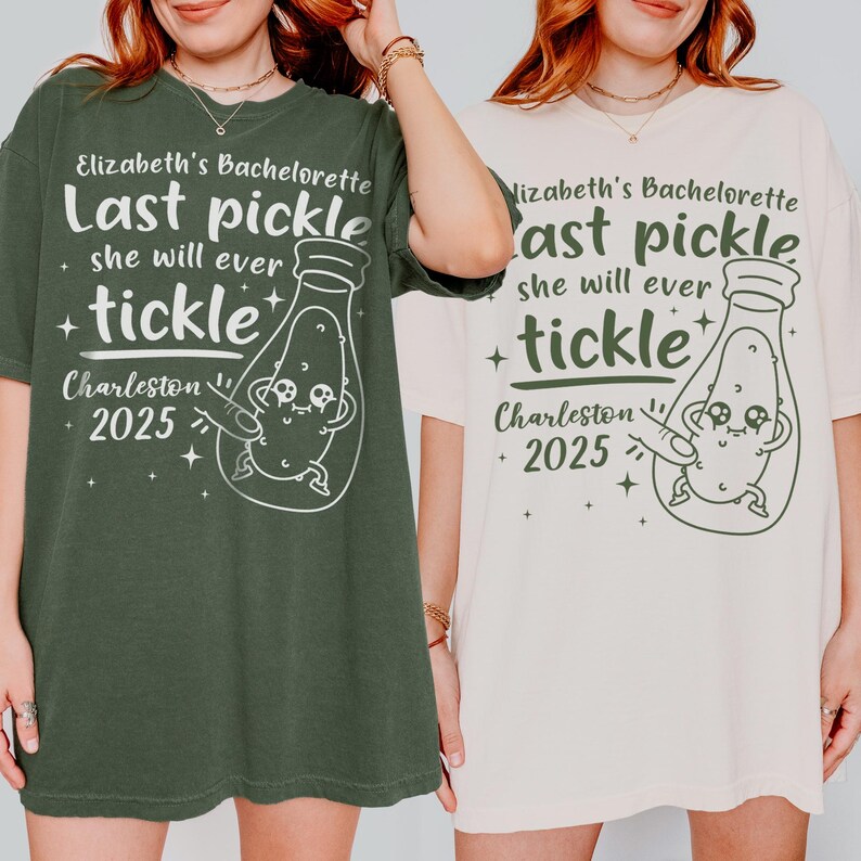 Funny Bachelorette Party Tee, Last Pickle, Custom Bride Hoodie - Etsy