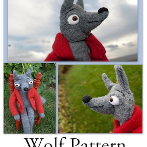 Wolf Sewing Pattern Pdf - Etsy