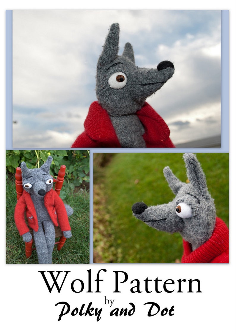 Wolf Sewing Pattern Pdf - Etsy
