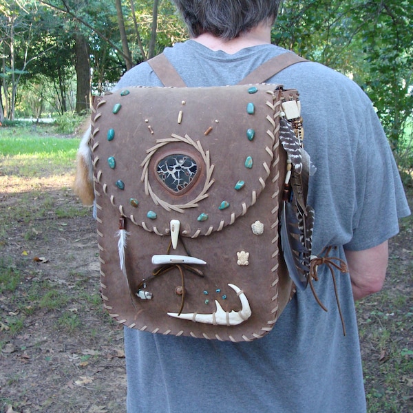 Rustic Backpack - Etsy