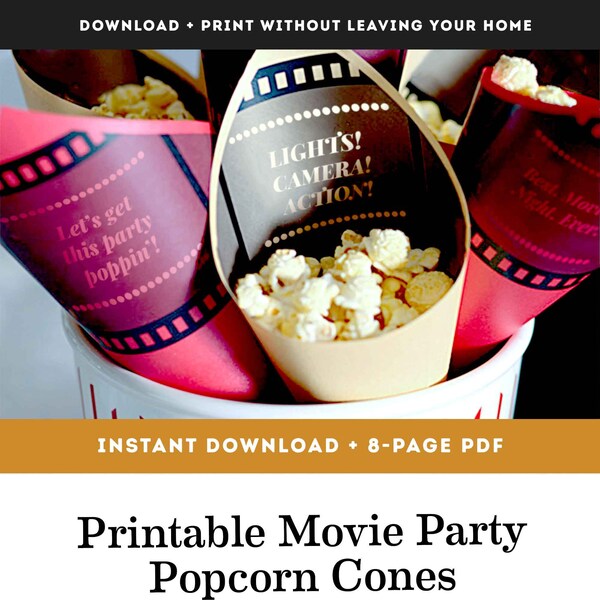 Popcorn Cones - Etsy