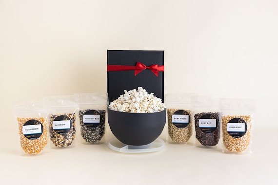Gourmet popcorn sampler for movie night snacks - popcorn gift box for ...