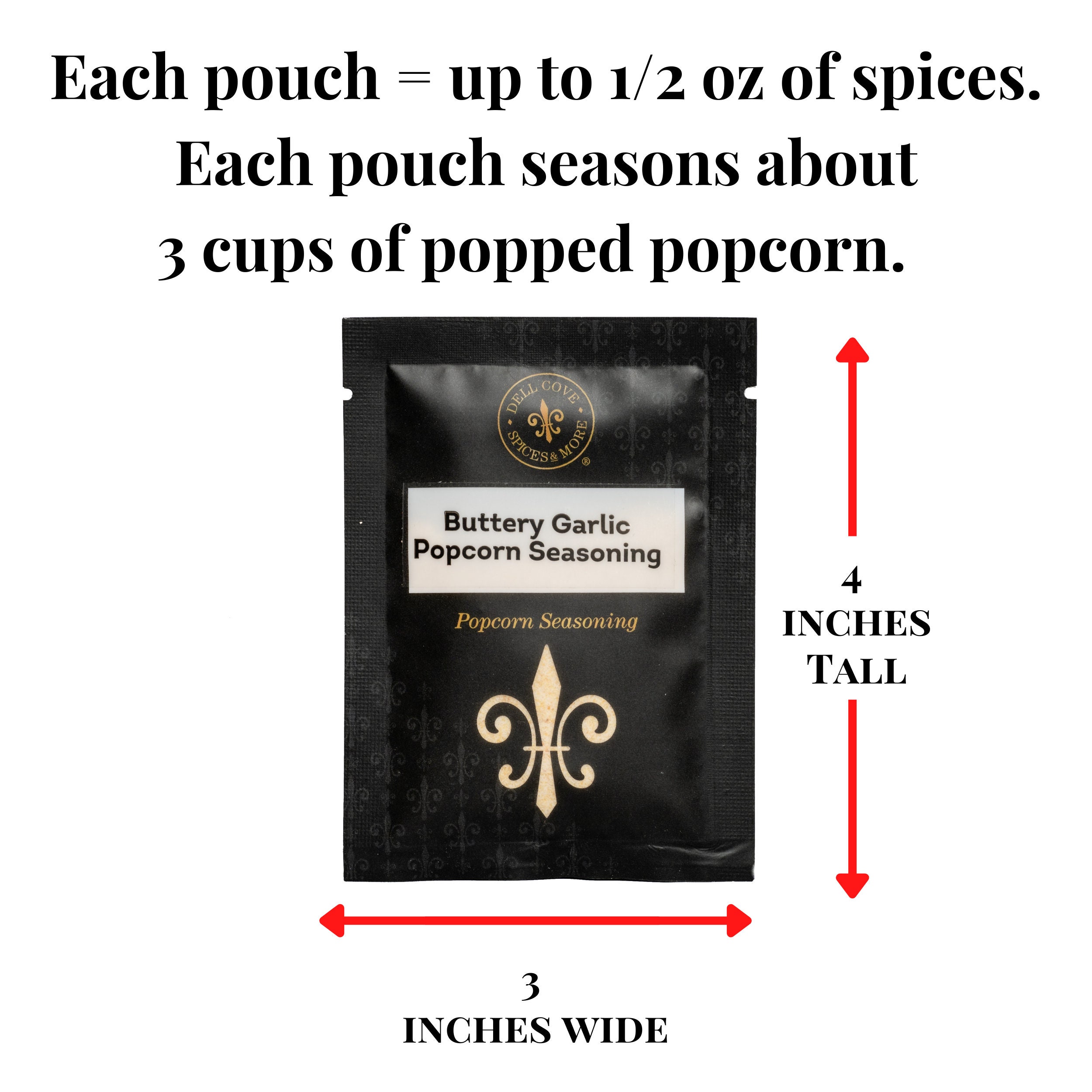 Mini Spice Sampler 10 Gourmet Popcorn Seasonings in Single - Etsy