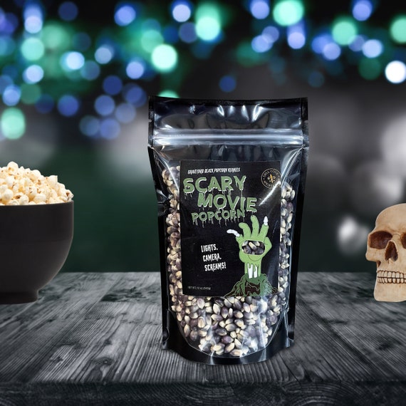 Graveyard Black Halloween Popcorn - Scary Movie Marathon, Halloween ...