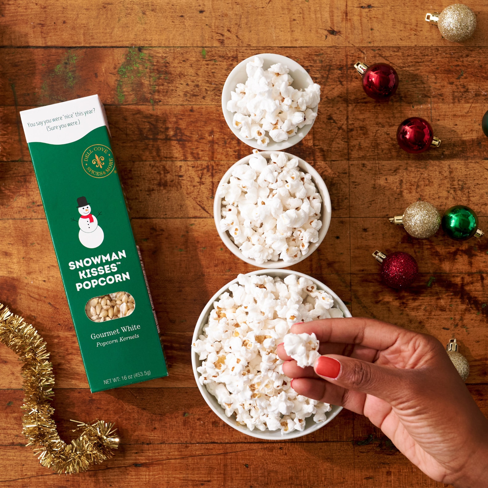 Christmas Popcorn Gift Set Gourmet Deluxe Box for Him Xmas - Etsy