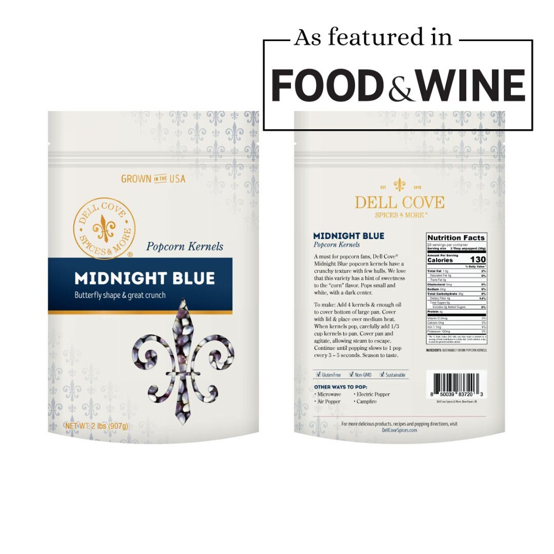 Blue Popcorn Kernels Bulk Gluten Free Colored Kernels for Stovetop or ...