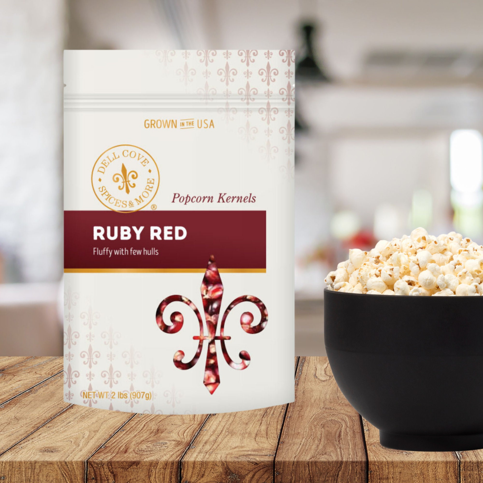 Popped Popcorn Kernels