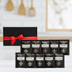 Mini Spice Sampler 10 Gourmet Popcorn Seasonings in Single Serve ...
