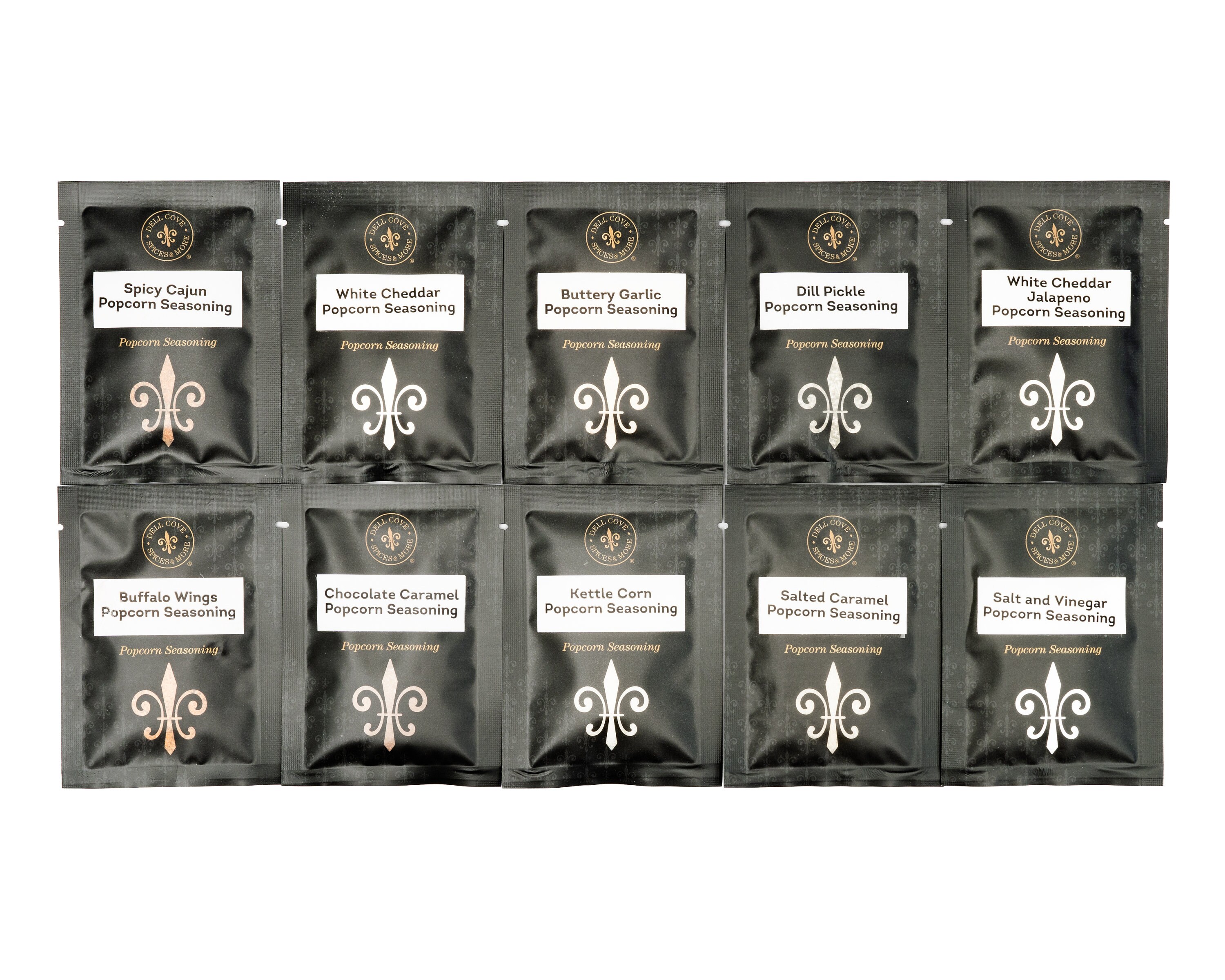 Mini Spice Sampler 10 Gourmet Popcorn Seasonings in Single - Etsy