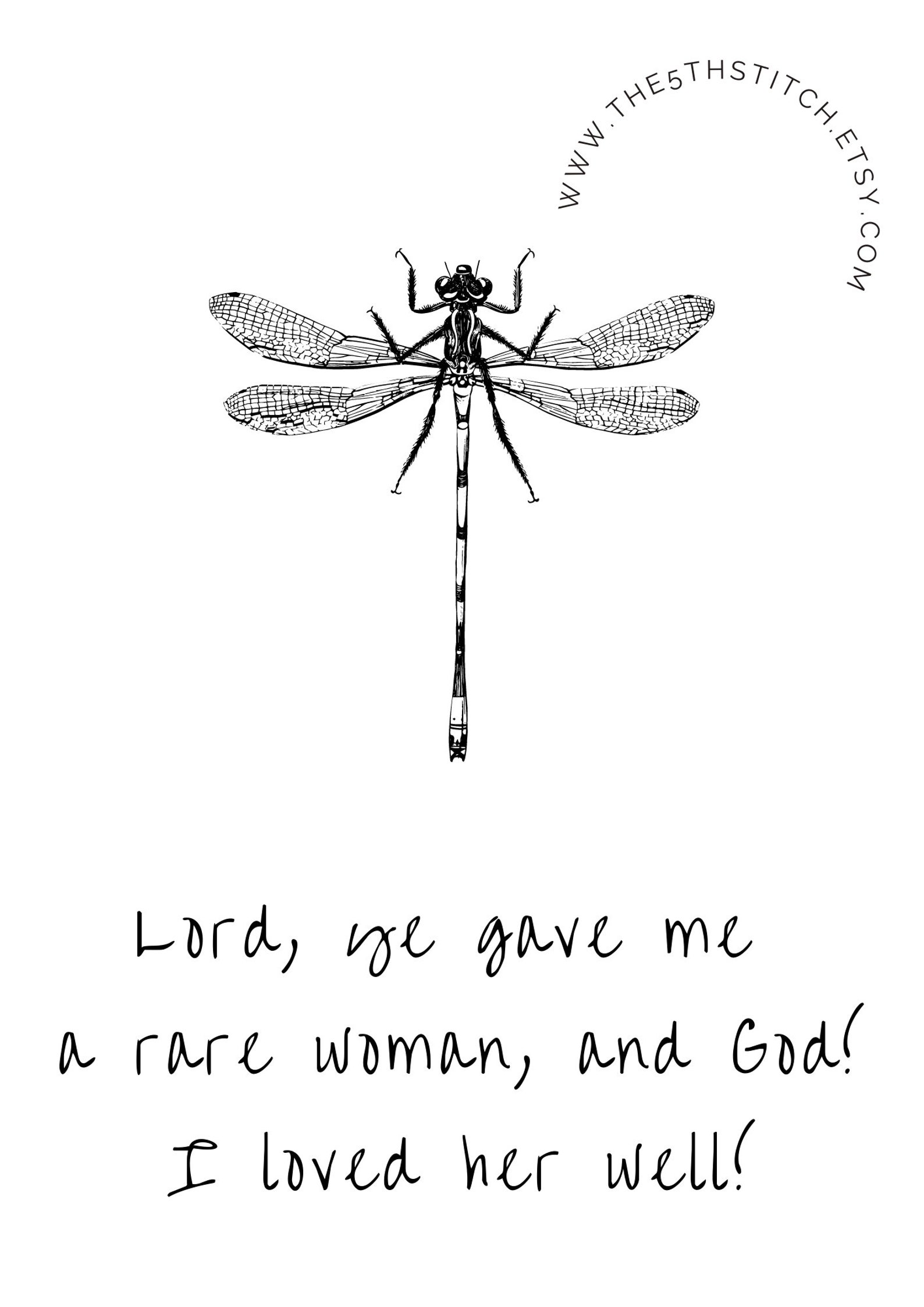 Amber Dragonfly Typography PDF File. Outlander Quote Typography Instant ...