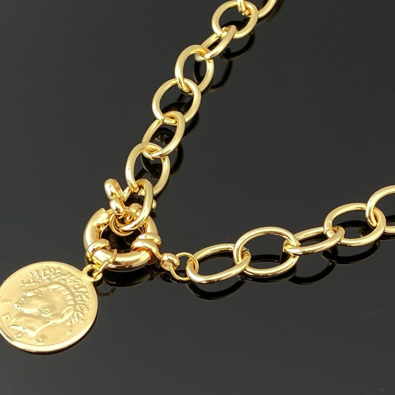 Boho Coin Necklace - Etsy