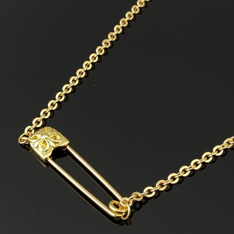 Safety Pins Necklace - Etsy