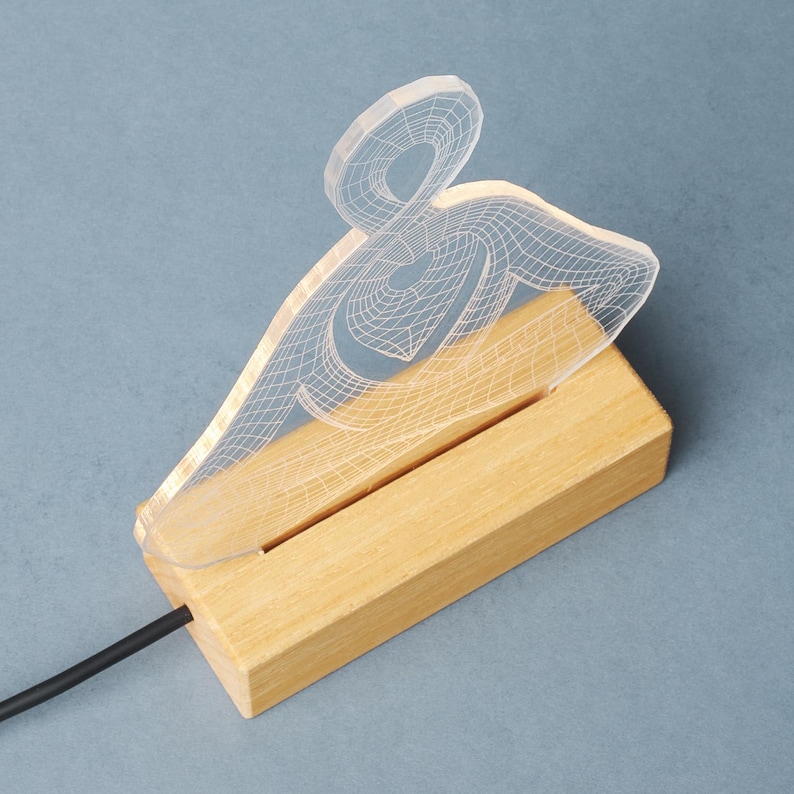 Yoga - Buddha LED Nachtlicht | Zen Meditation Lampe | Yoga Studio Deko ...