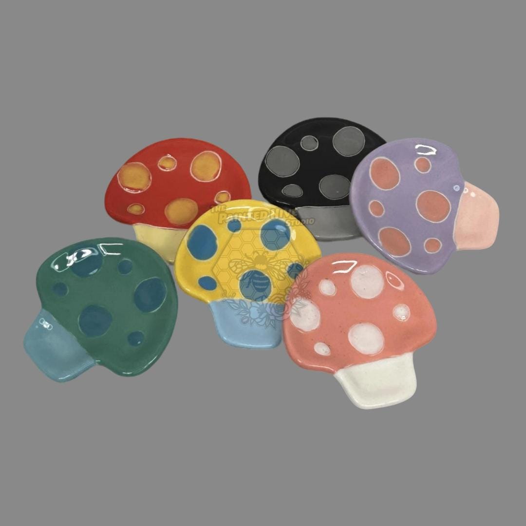 Whimsical Hand-painted Toadstool Teabag & K-cup Rest - Etsy