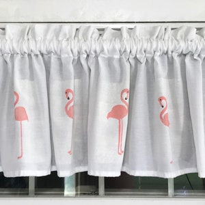 Flamingo Valance | Etsy