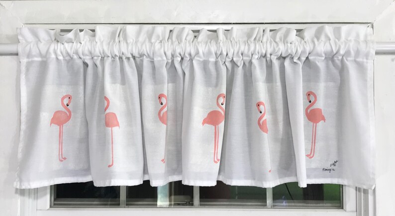 Flamingo Valance | Etsy