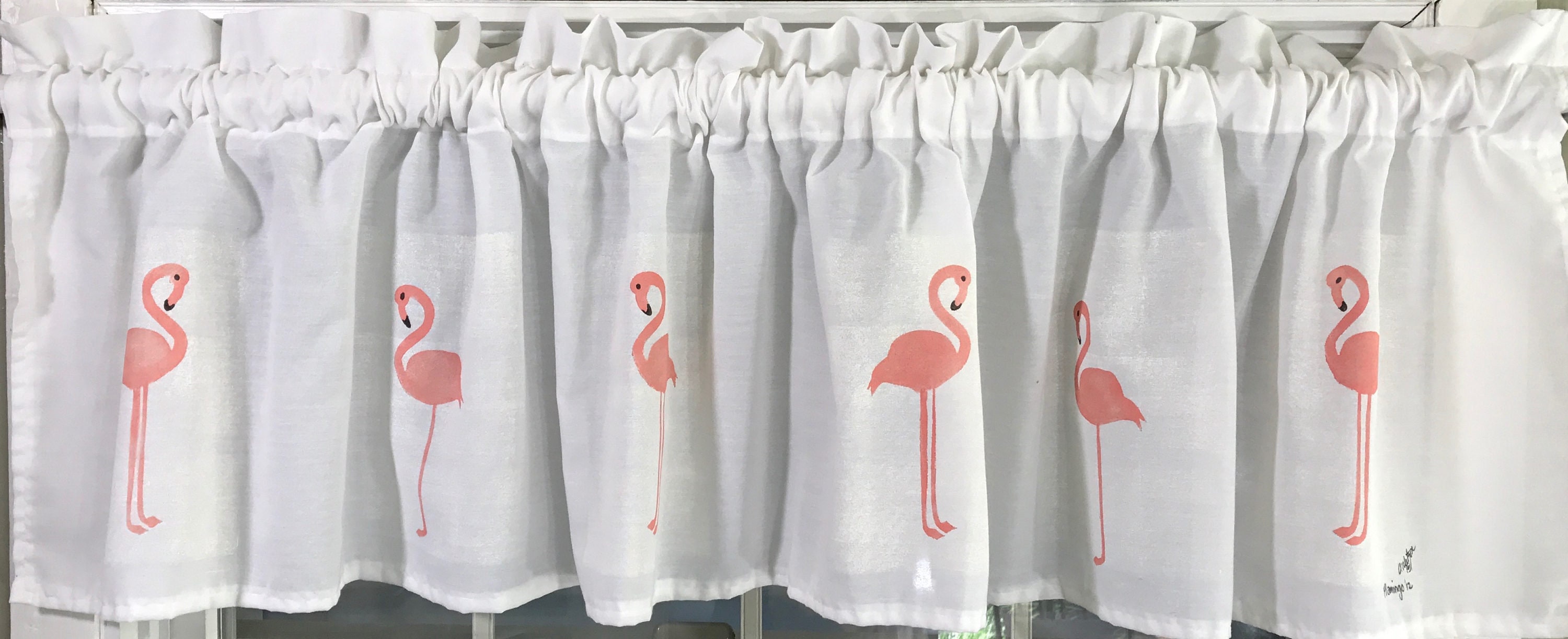 Flamingo Valance | Etsy