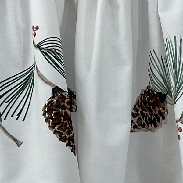 Pine Tree Curtains - Etsy