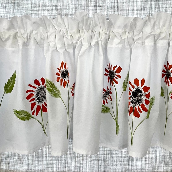 Orange Valance - Etsy