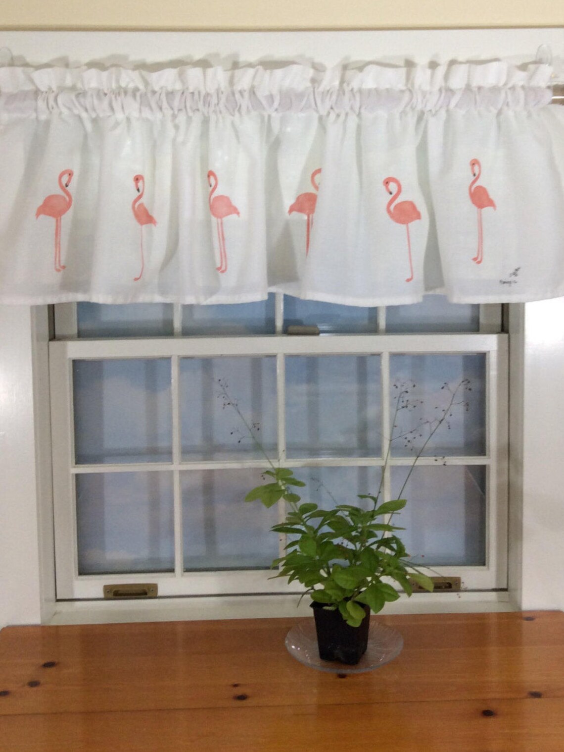 Flamingo Valance | Etsy