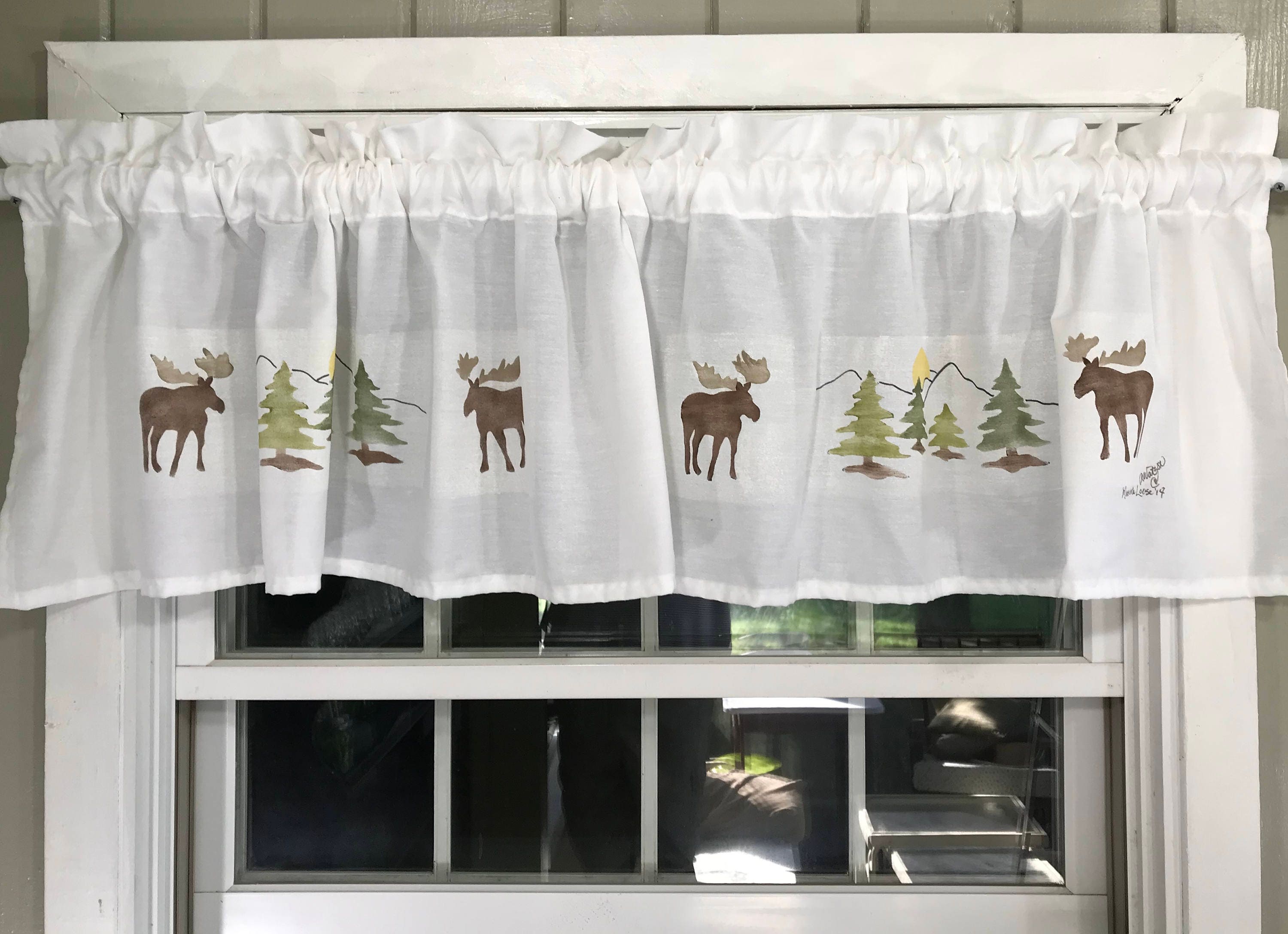 Moose Valance '17 | Etsy