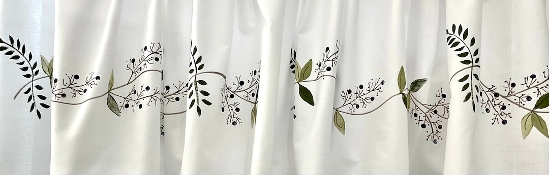 Mountain Blueberry Window Valance - Etsy