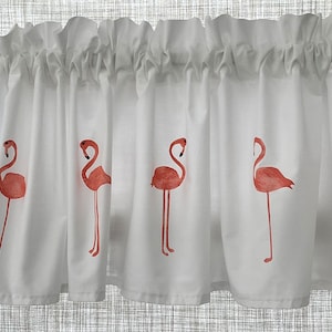 Flamingo Valance - Etsy