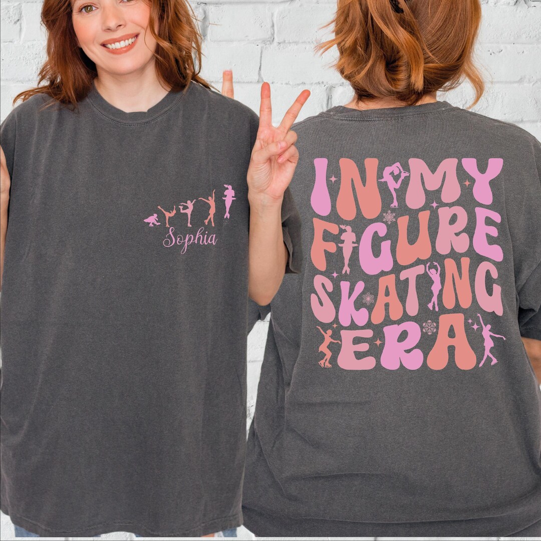 Custom in My Figure Skating Era Shirt, Ice Skating T-shirt, Custom ...