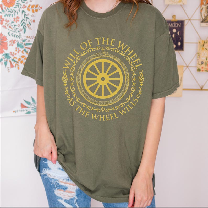 Ouroboros Fantasy Comfort Colors Shirt, Time Wheel Symbol Tee ...