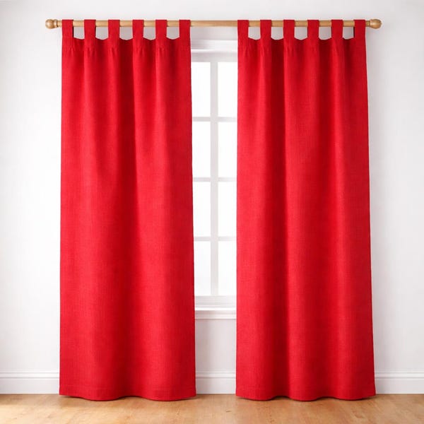 Red Curtains - Etsy Australia