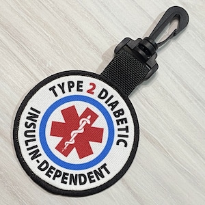 Type 2 Diabetes Support Double Sided Clip on Patch, Insulin Dependent ...