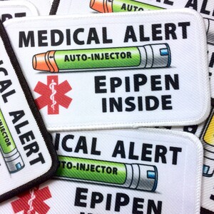 Food Allergy Tag, I Carry an Epipen Clip-on, Personalized Medical Alert ...