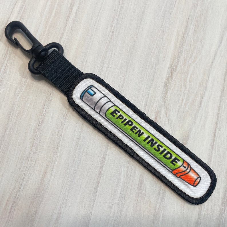 Epipen Inside Case Bag Medical Alert Tag for Kids Patch Tab for ...