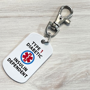 Type 1 Diabetic Patch, Insulin Dependent Medical Alert Diabetes Patch ...