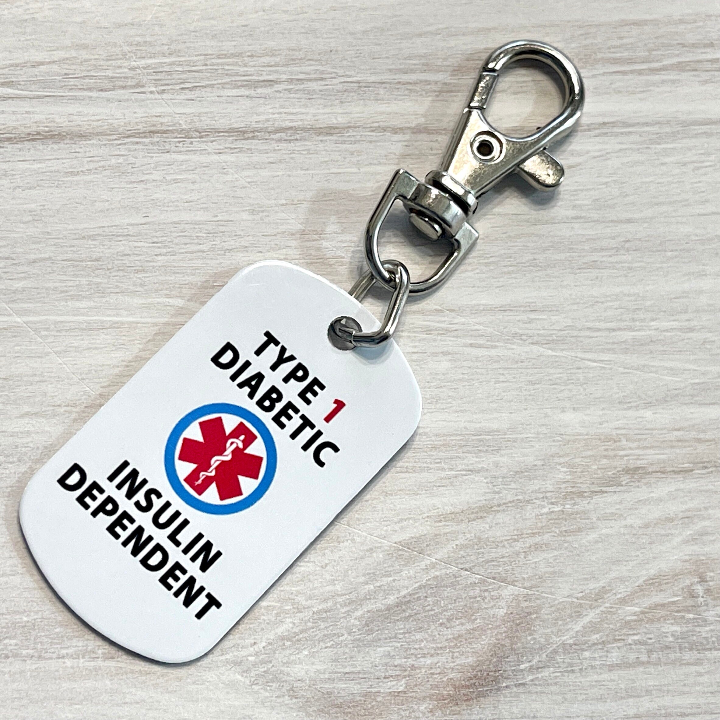 Type 1 Diabetic Patch, Insulin Dependent Medical Alert Diabetes Patch ...