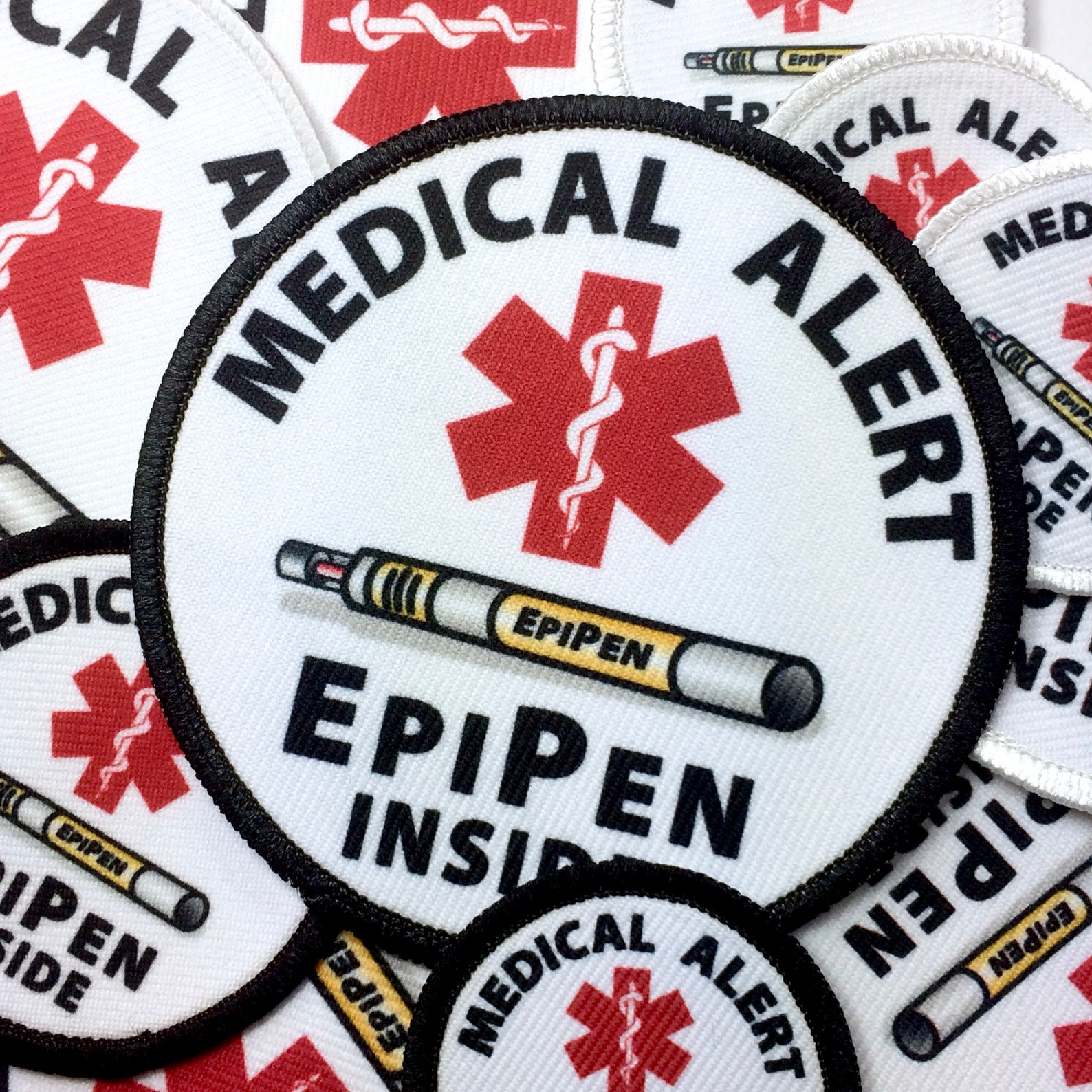 Epipen Inside Tag Medical Alert I Carry an Epipen Allergy Alert Clip on ...