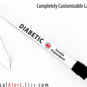 Diabetic Hypo Kit Inside Tag | Type 1 Type 2 Diabetes | Medical Alert ...