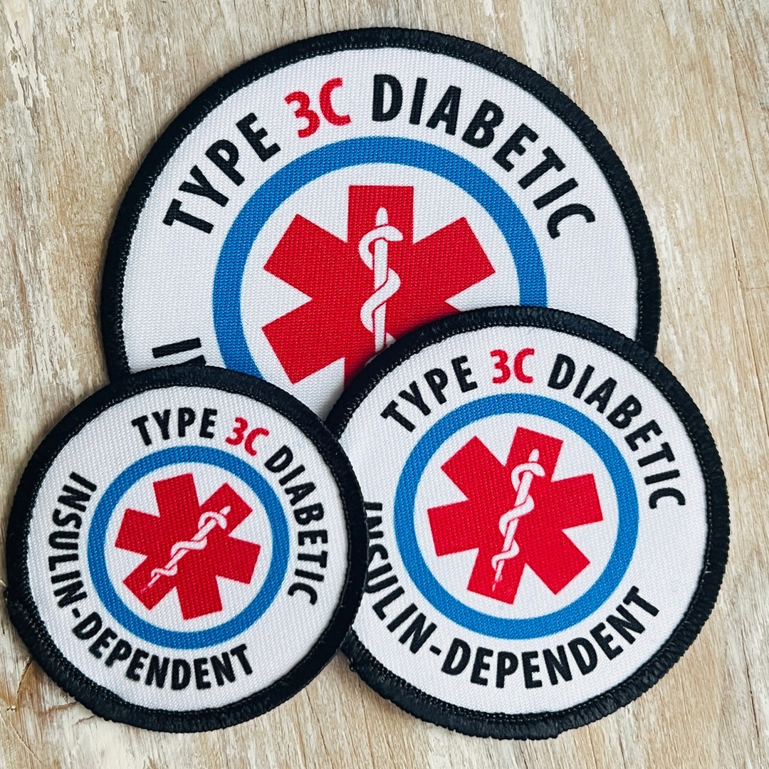 Type 3c Diabetes Support Patch, Insulin Dependent Medical Alert ...