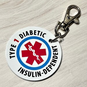 Diabetic Patch, Type 1 Insulin Dependent Diabetes Medical Alert Sew-on ...