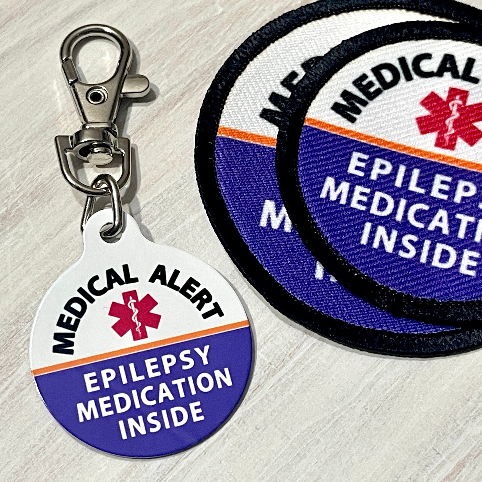 Epilepsy Medicine Bag Medical Alert Id Tag Epilepsy - Etsy