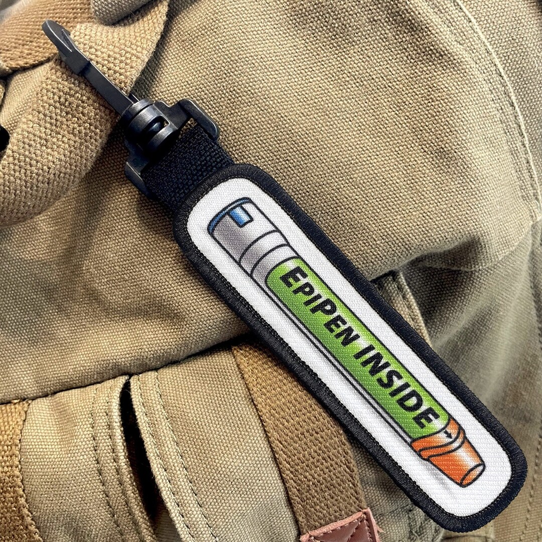 Epipen Inside Case Bag Medical Alert Tag for Kids Patch Tab for ...