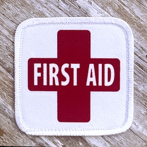 First Aid Backpack Patch, With VELCRO® Brand Hook Fastener or Sew-on ...