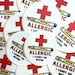 Epipen Inside Medical Alert Patch. Allergy Allergy Alert Sew on Patches ...