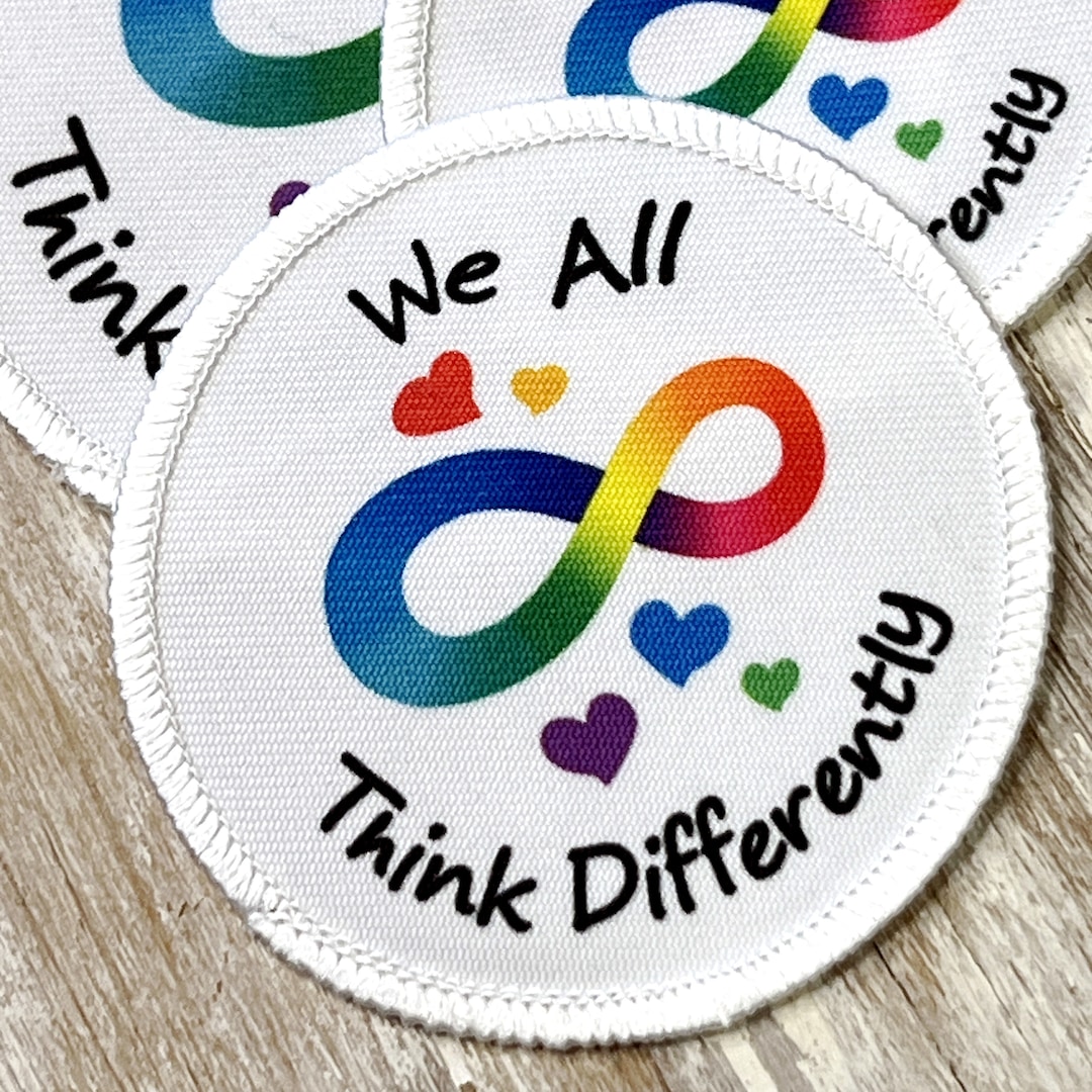 Rainbow Autism Infinity Symbol Patch, Support Awareness Patches, We All ...
