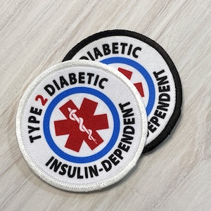 Type 2 Diabetes Support Double Sided Clip on Patch, Insulin Dependent ...