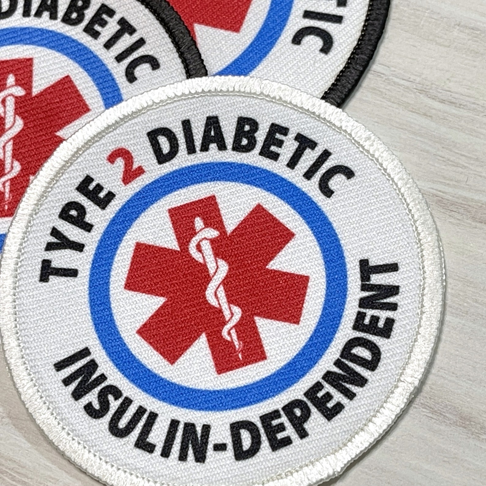 Type 2 Diabetes Support Patch, Insulin Dependent Medical Alert Diabetes ...