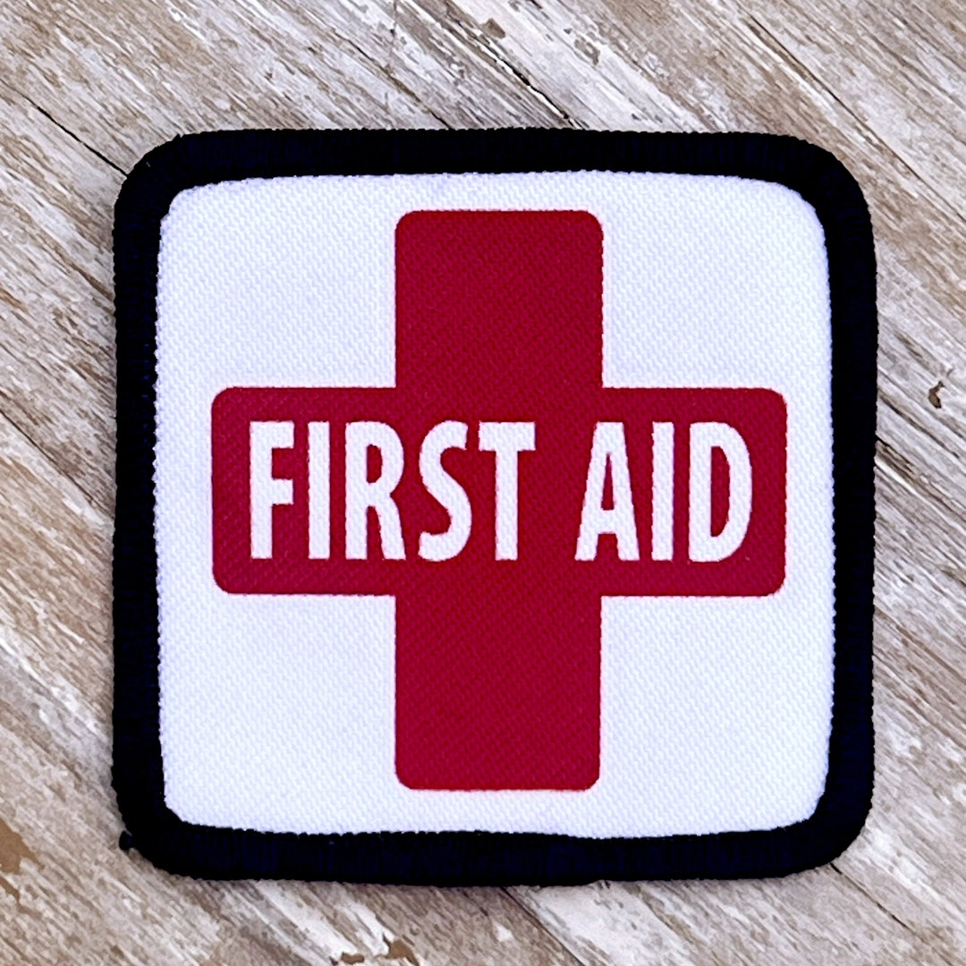 First Aid Backpack Patch, With VELCRO® Brand Hook Fastener or Sew-on ...